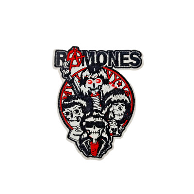 Ramones clothing patch heat adhesive iron bag rock music punk jacket ...