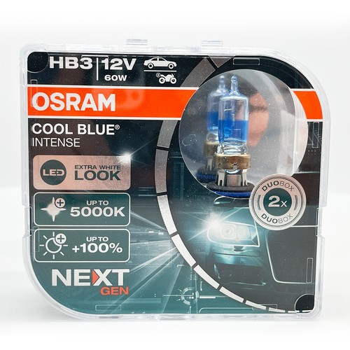 OPEN BOX Osram Cool Blue Intense NEXT GEN HB3 9005 Halogen Headlight ...
