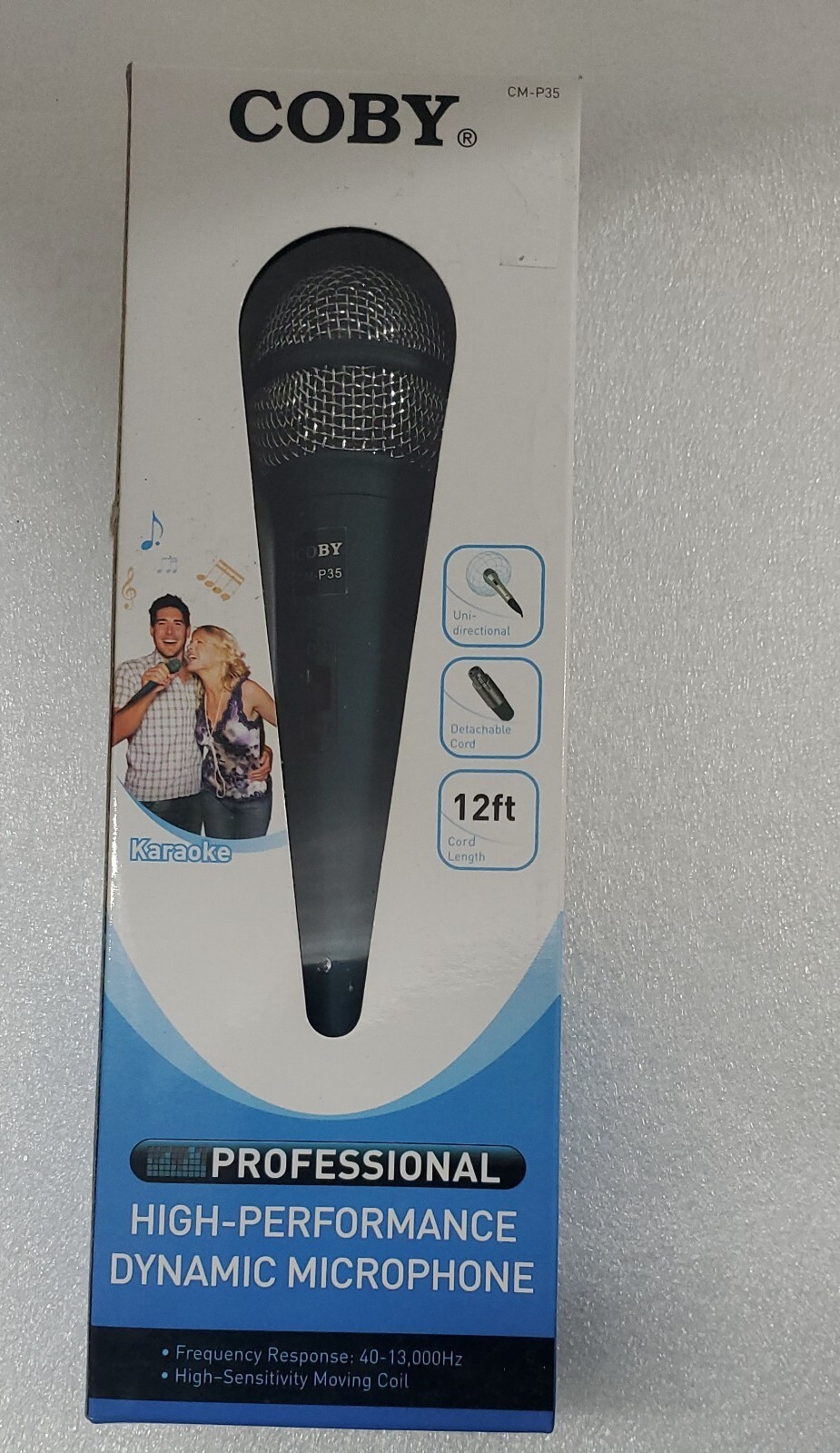 Coby CM-P35 Dynamic Cable Professional Microphone for sale online | eBay