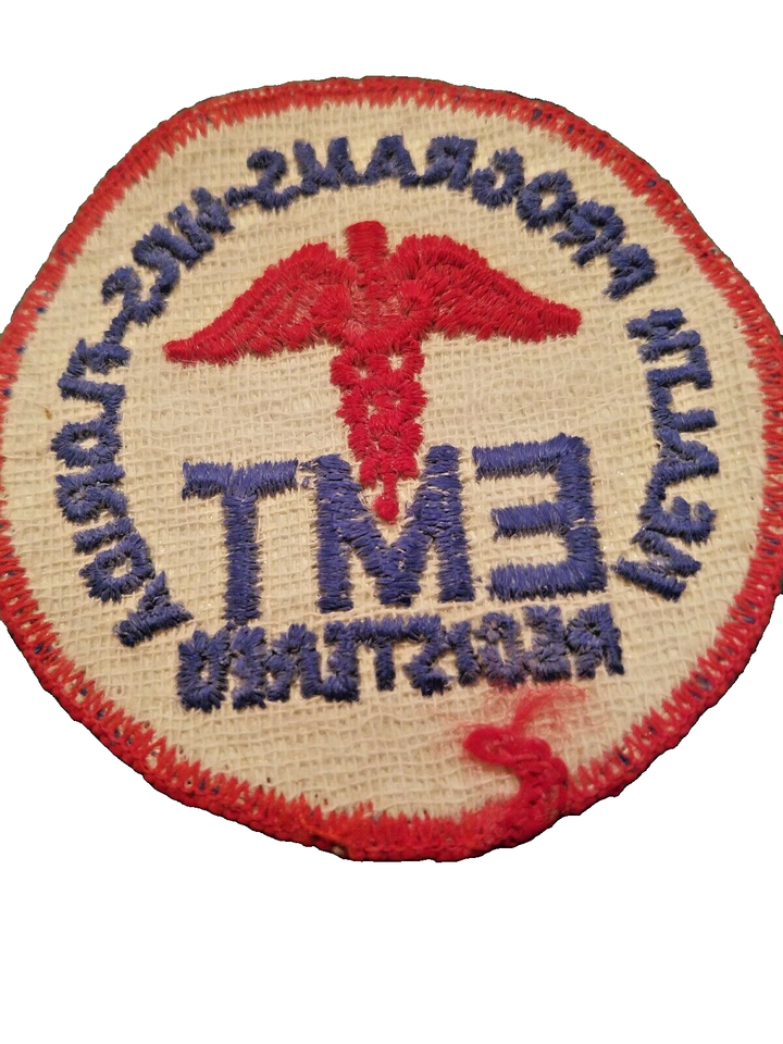 HRS Florida Registered EMT Patch Health Programs Vintage 3" x 3" | eBay