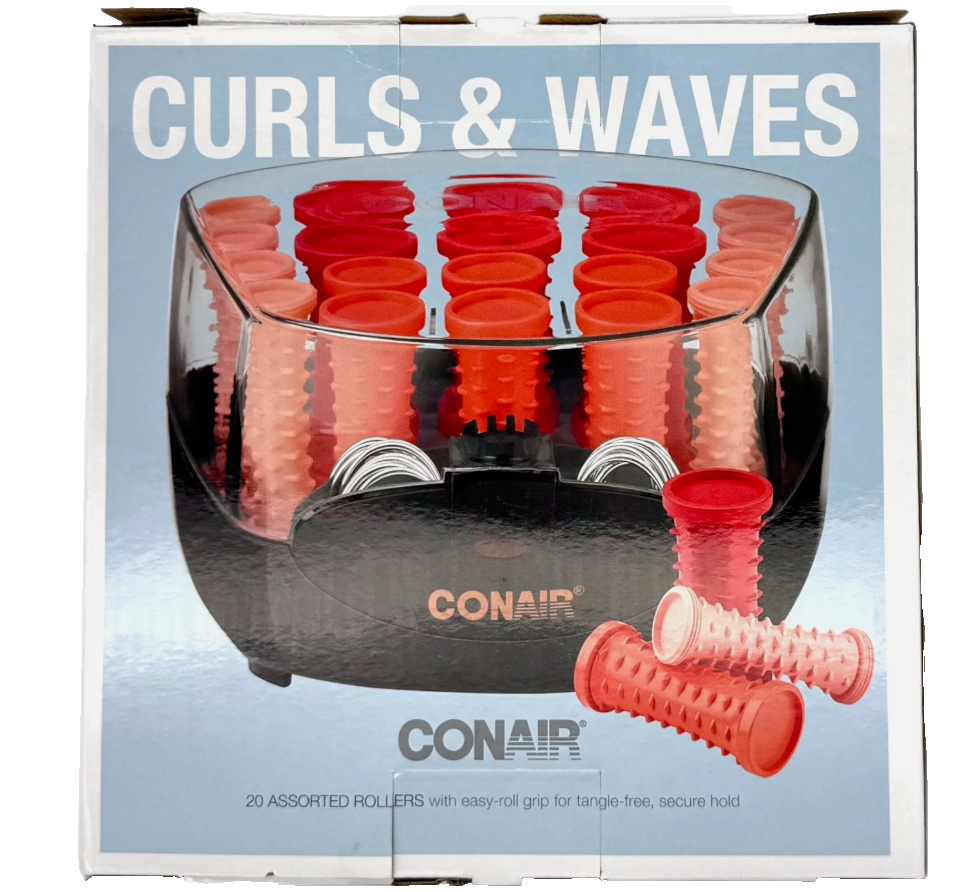 Conair Compact Hot Rollers Curlers Pink Curls & Waves HS83N Replacement ...