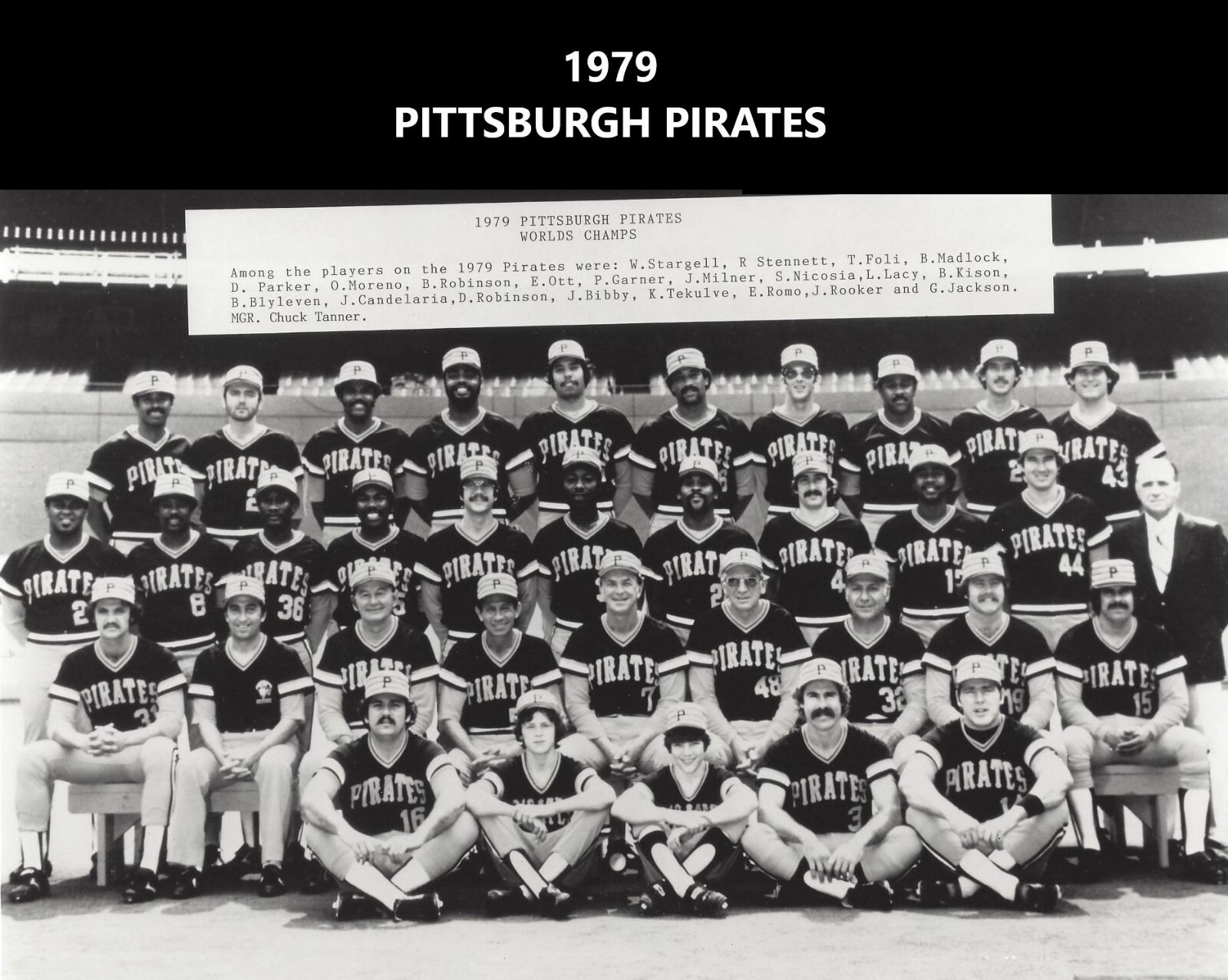 1979 PITTSBURGH PIRATES 8X10 TEAM PHOTO BASEBALL PICTURE WORLD CHAMPS ...