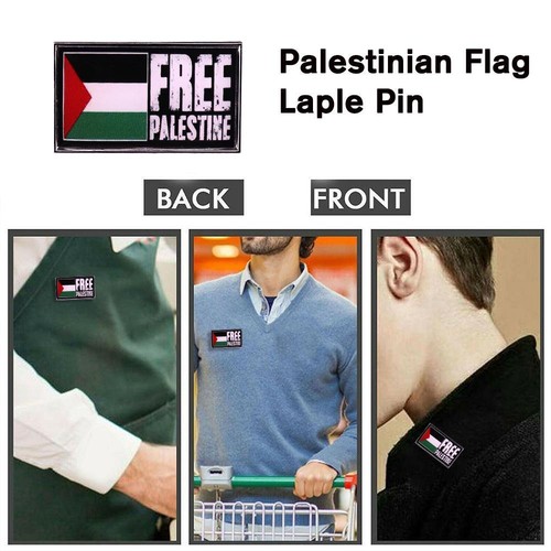 1X Palestine Palestinian Flag Pins Badge Lapel Free Palestine Enamel ...