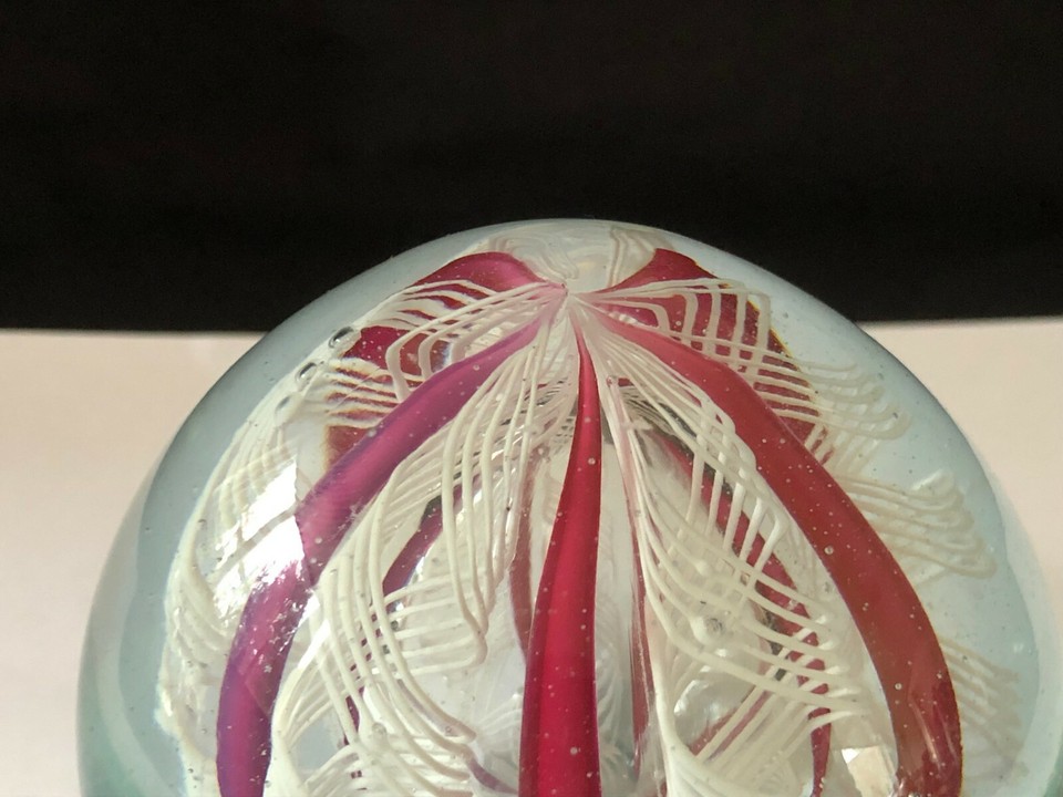 MCM Murano Magnum Fratelli Toso Zanfirico twisted filigrana paperweight ...