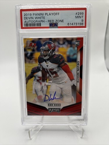 2019 Panini Playoff Devin White Rookie Auto PSA 9 | eBay