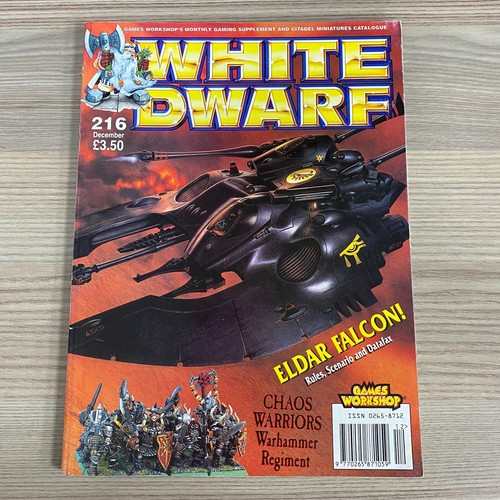 WHITE DWARF ISSUE NO 216 WARHAMMER FANTASY 40,000 40K MAGAZINE DECEMBER ...