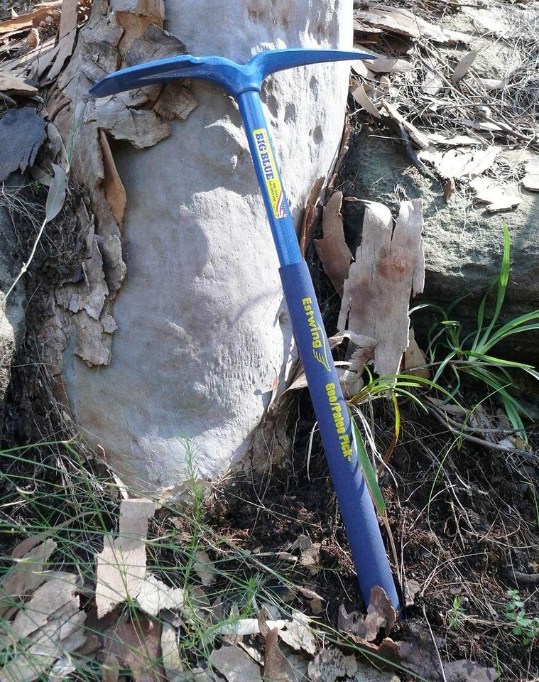 25" Steel Rock Pick Geology Tool Fossil Hunting Prospector Rockhound ...