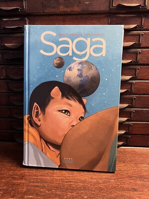 Image Comics Saga Book One by Brian K. Vaughan 2014 Hardcover: VG+ ...
