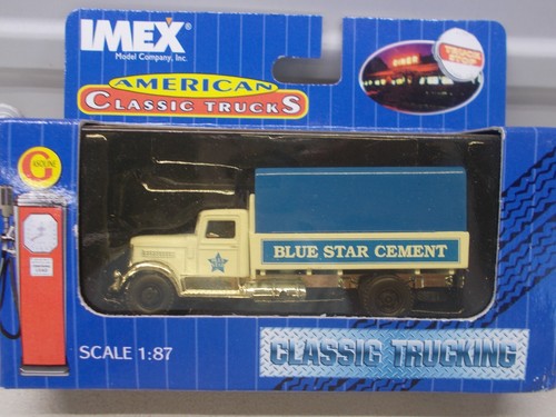 IMEX CLASSIC TRUCKS ~ BLUE STAR CEMENT DELIVERY TRUCK ~HO SCALE | eBay