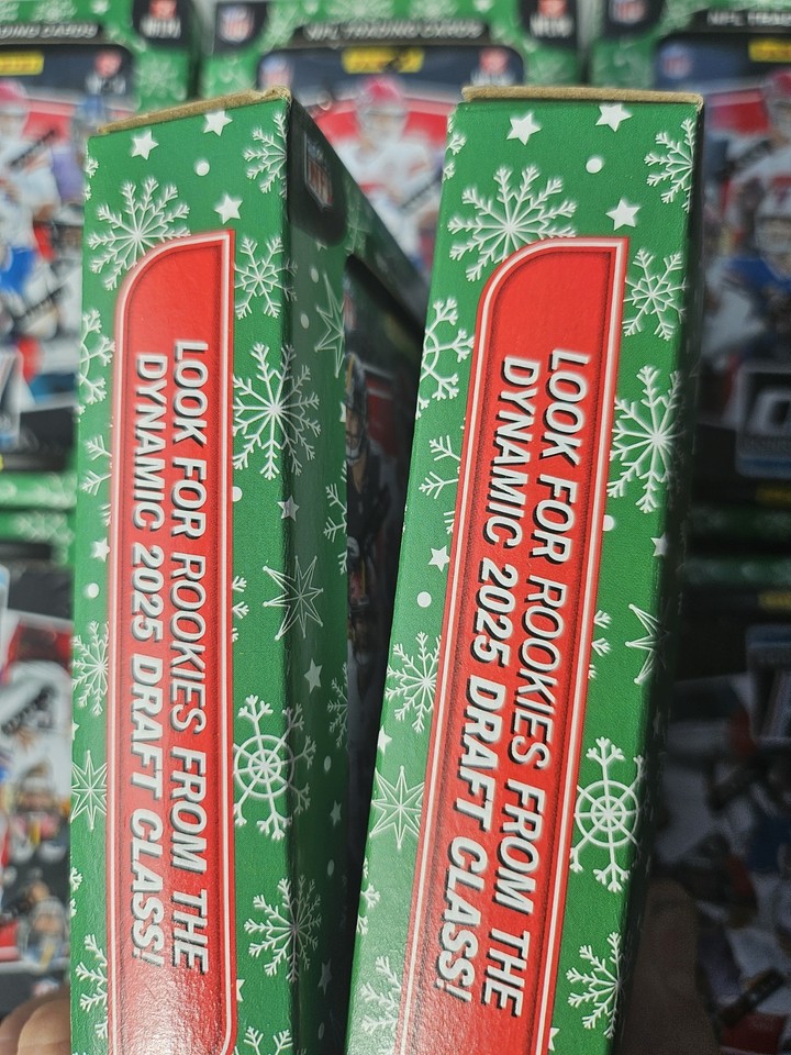 2025 PANINI DONRUSS FOOTBALL NFL Holiday Tins Lot Of 10 -DOWNTOWN CHASE ...