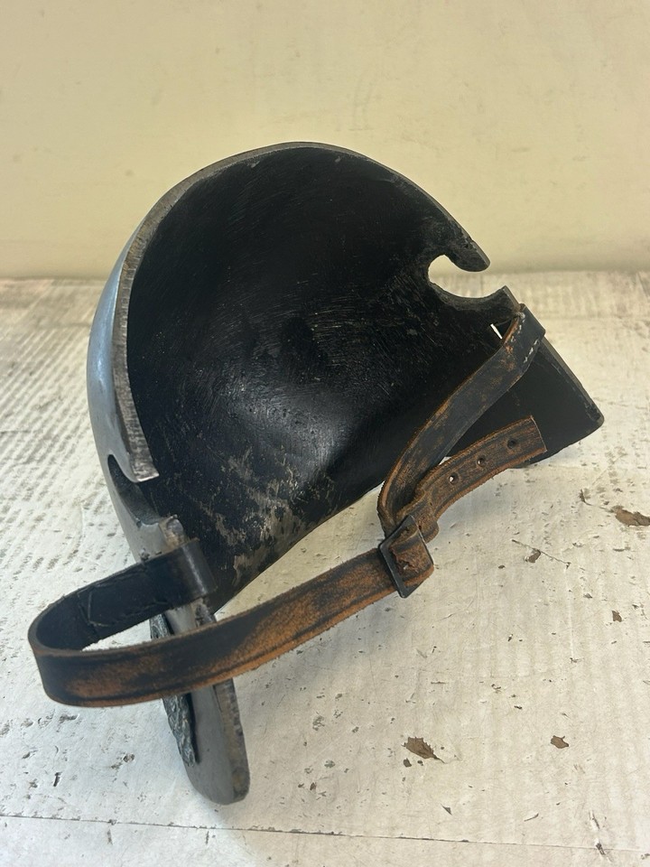 WWI WW1 IMPERIAL GERMAN STIRNPANZER HELMET BROW PLATE W/ Medal - German ...