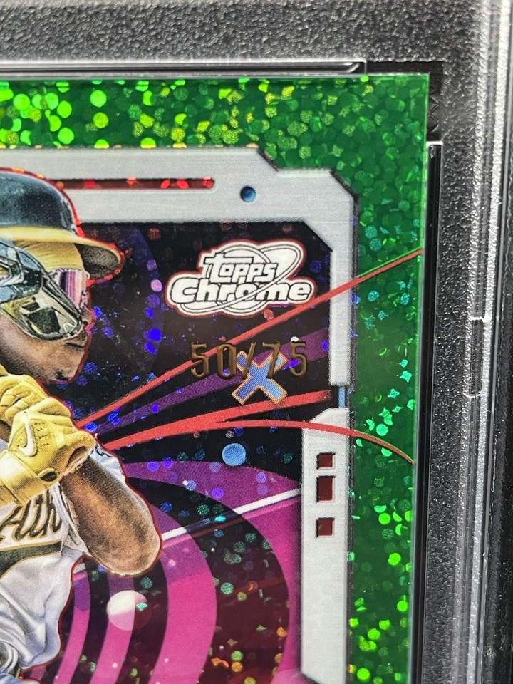 2024 Topps Cosmic Chrome Lawrence Butler Green /75 Rookie Athletics #22 ...