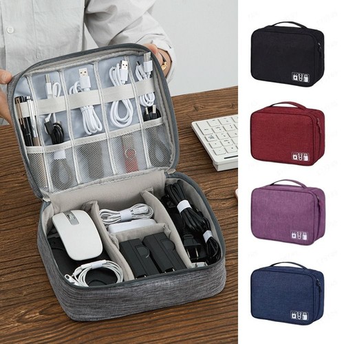 Large Capacity USB Cable Bags Waterproof Travel Storage Bag Travel ...