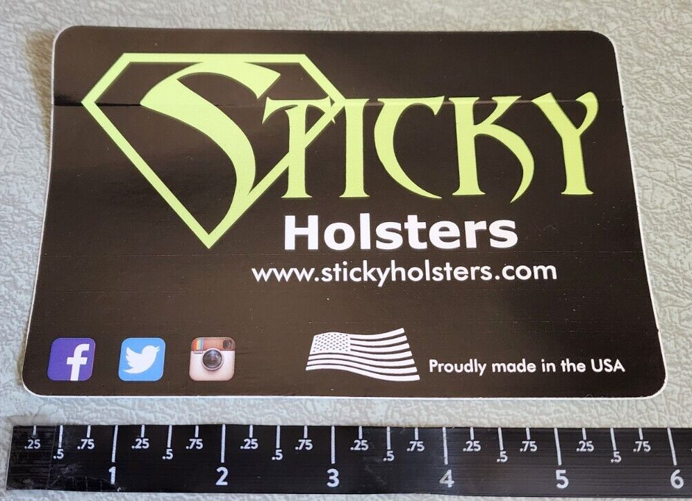 Sticky Holsters Gun Pistol CCW Decal Sticker Vinyl Firearms Shot Show ...