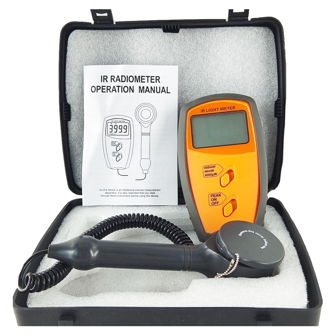 Infrared Light Intensity Meter AS803 Handheld Digital Lux Meter