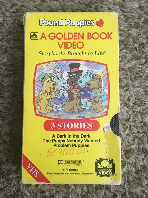 2 Pound Puppies VHS 1986 Vintage Movies by Golden Book Video Tapes ...