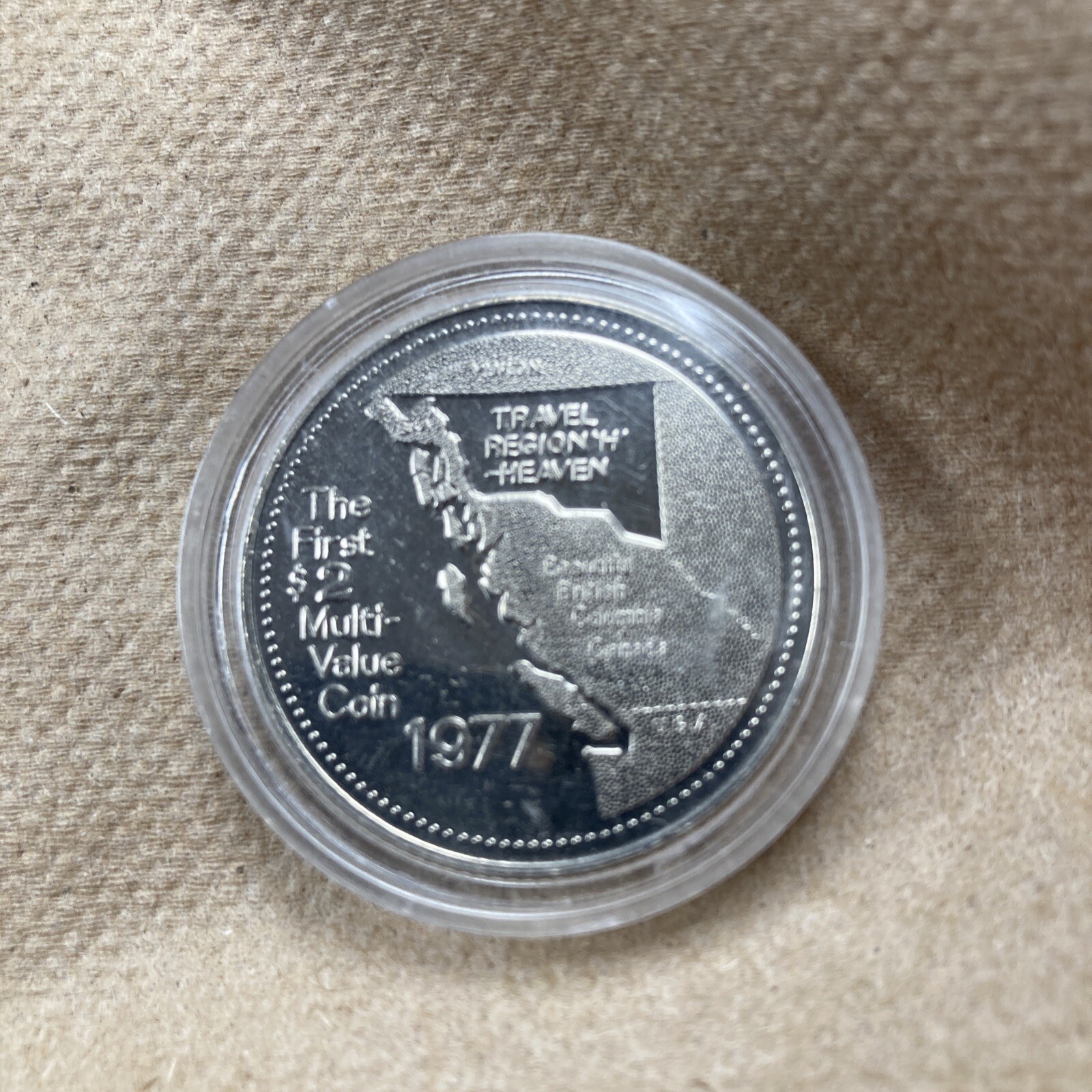 Canada Token The first $2 Multi-Value Coin 1977 Peace River-Alaskan ...