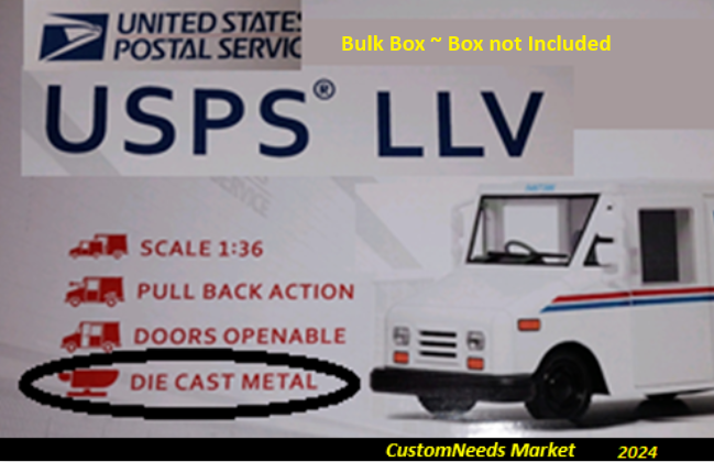 Postage/Stamp Dispenser Unique Replica Postal Carrier Truck ONLY (50% ...