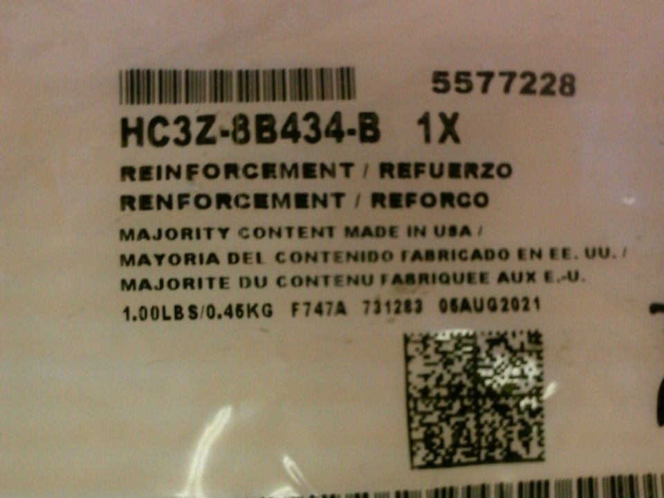 2018,2019 Ford F250 SD RH Air Deflector Reinforcement OEM (11UPD) | eBay