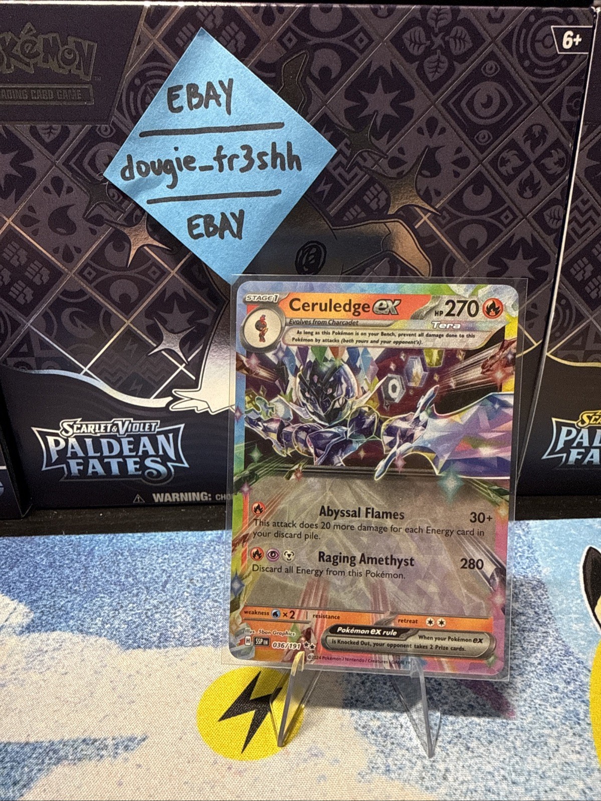 Ceruledge EX 036/191 - Surging Sparks - Pokemon | eBay