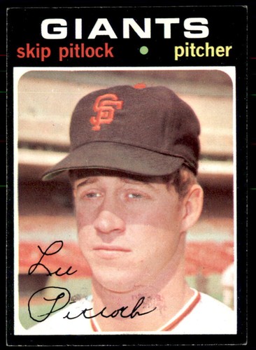 1971 Topps #19 Skip Pitlock | eBay