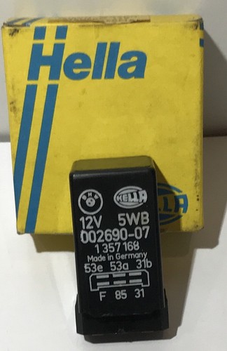 Hella 5WB002690-07 Wiper Relay Wipe Wash Relay Wiper Washer Relay Relay ...