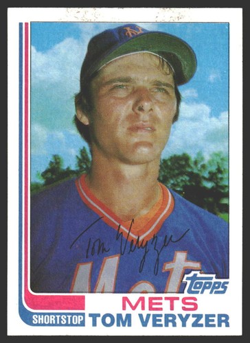 Tom Veryzer #123T 1982 Topps Traded New York Mets | eBay