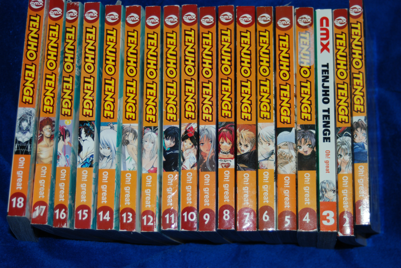 Tenjho Tenge Oh! Great Manga Series 1,2,3,4,5-18 English + JAPANESE 19 ...