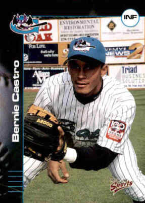 2001 Greensboro Bats Multi-Ad #6 Bernie Castro Dominican Republic ...