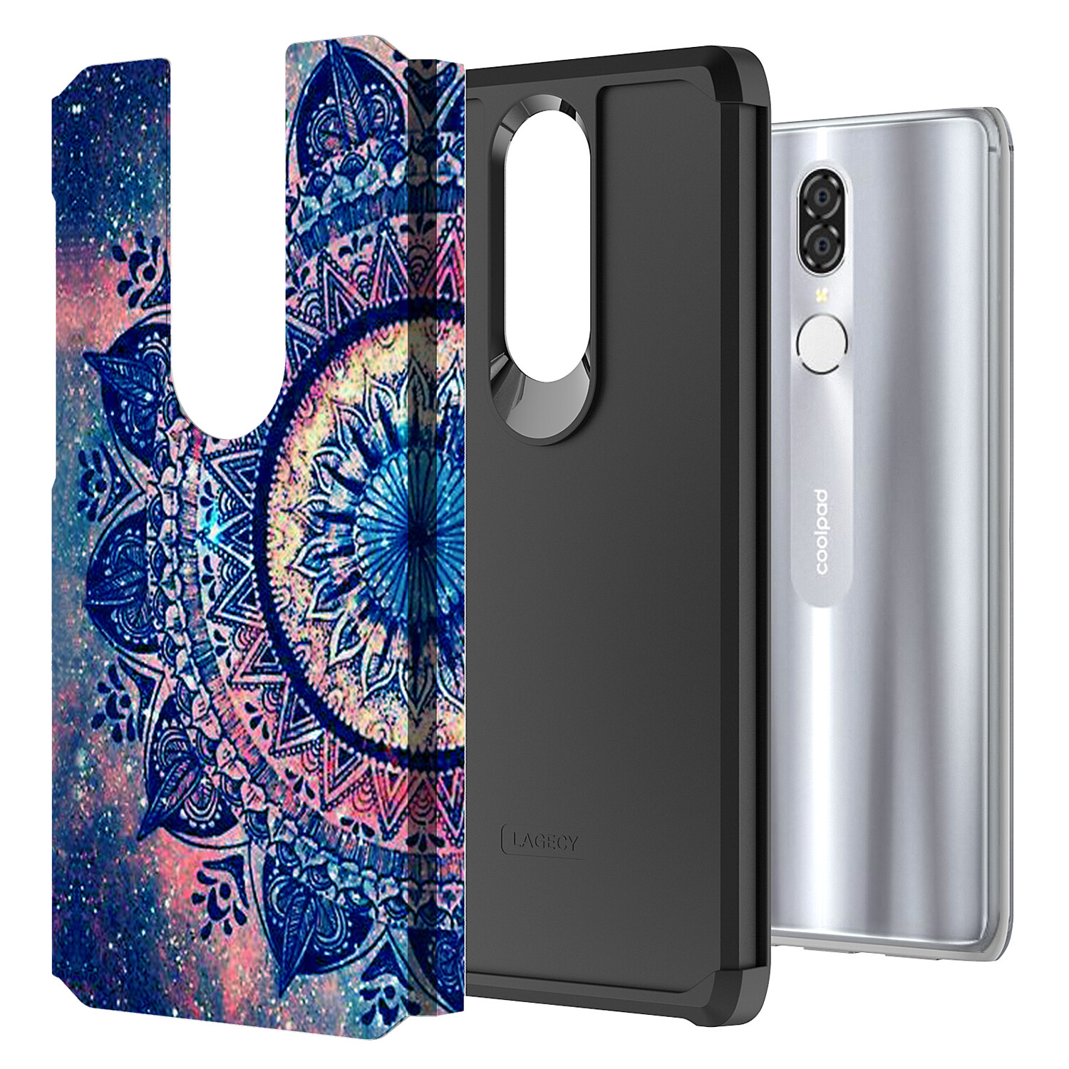 For Coolpad Legacy Hybrid Graphic Fashion Cute Colorful Silicone Case ...