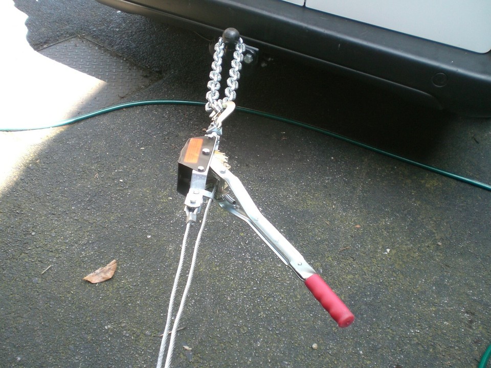 Tree Root Winch Stump Post Fence Puller Ratchet Garden Lifter Workshop ...
