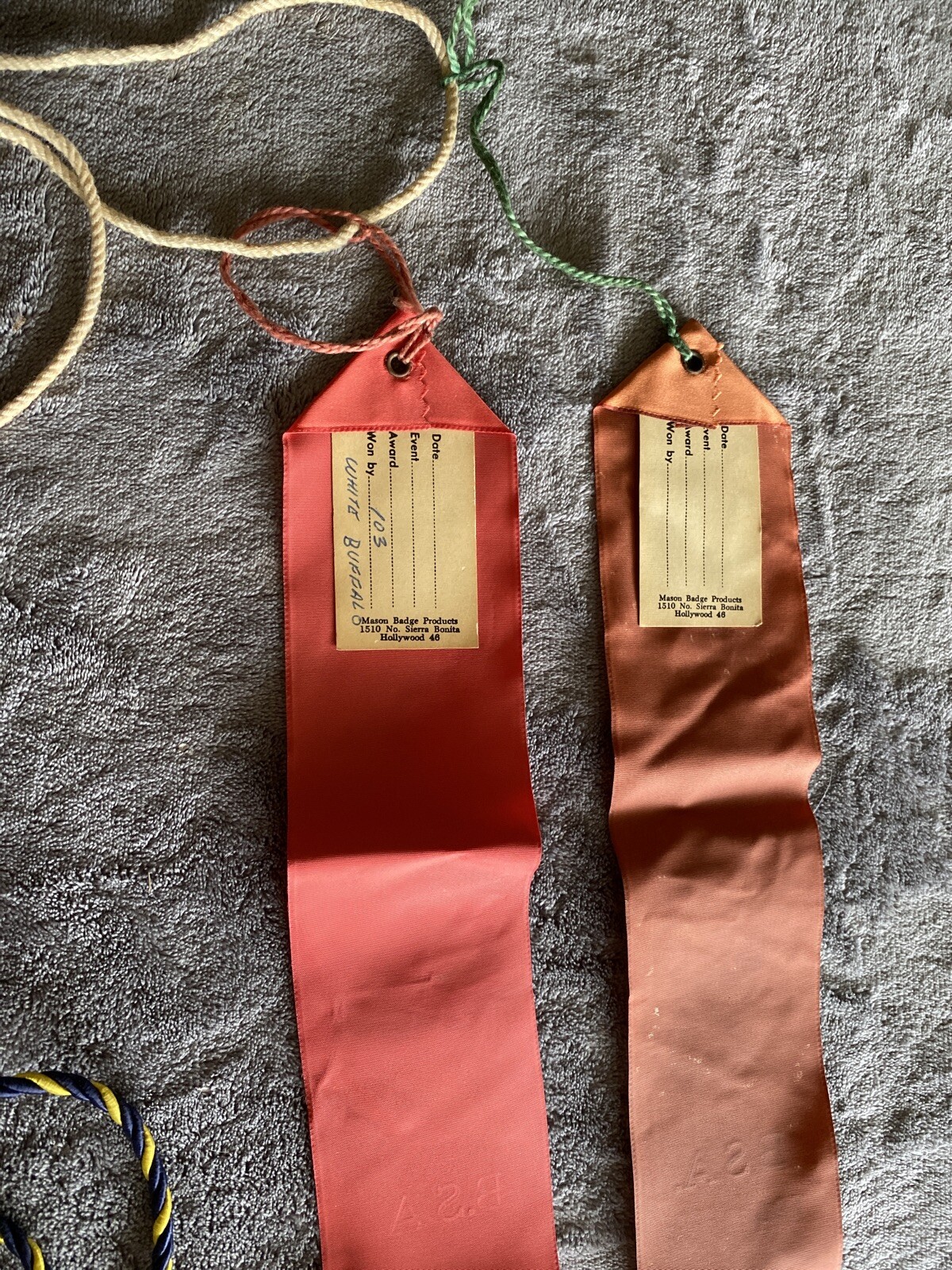 Vintage 1950s BSA Standard Trailwise Camporee Ribbons Awards Ropes Rare ...