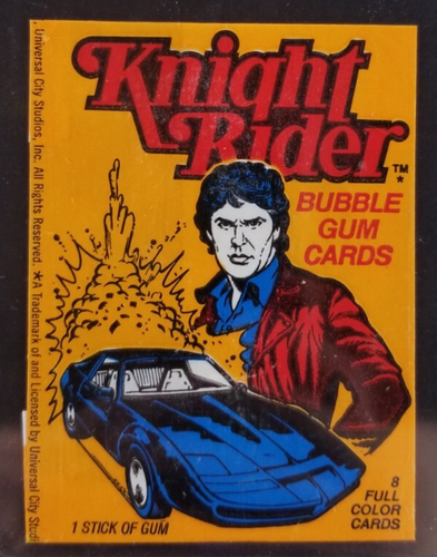 Knight Rider 1982 EMPTY Donruss Wrapper | eBay