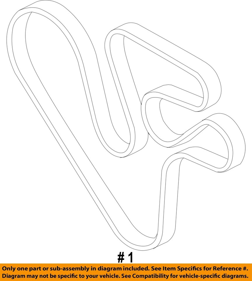 BMW OEM 08-11 X6 Cooling Belts Pulleys-Serpentine Belt 11287628279 | eBay