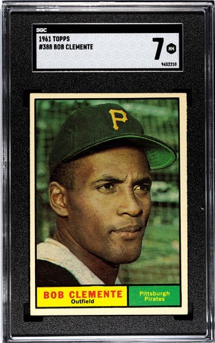 1961 Topps #388 Roberto "Bob" Clemente SGC 7 NM | eBay