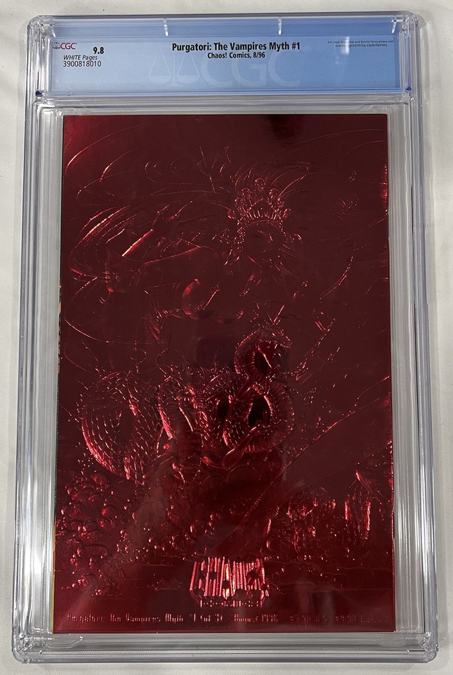 Purgatori: The Vampires Myth #1 Embossed Red Foil Wraparound Cover CGC ...