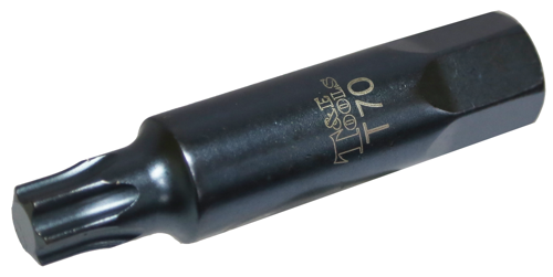 T70 Torx -r 22mm Hex x 107mm Long Insert Bit T&E Tools T6970 | eBay