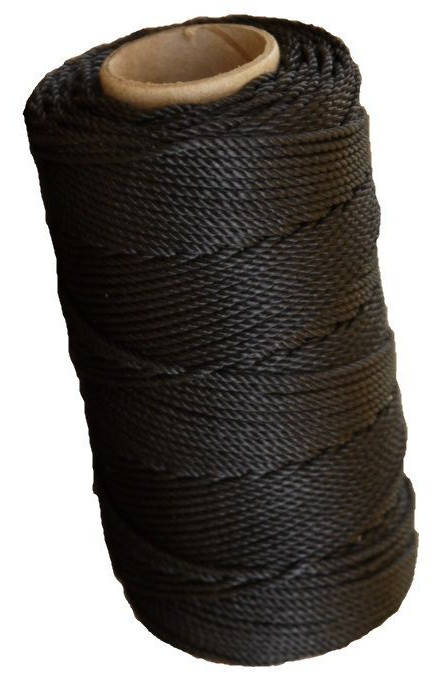 MARINER 100% NYLON TWINE SIZE 12, 1LB. TARRED MT-12 CRAPPIE POLE ROD ...
