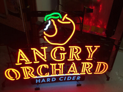 New Angry Orchard Hard Cider Neon Light Sign 24x20 Bar Pub Cave Wall Decor | eBay
