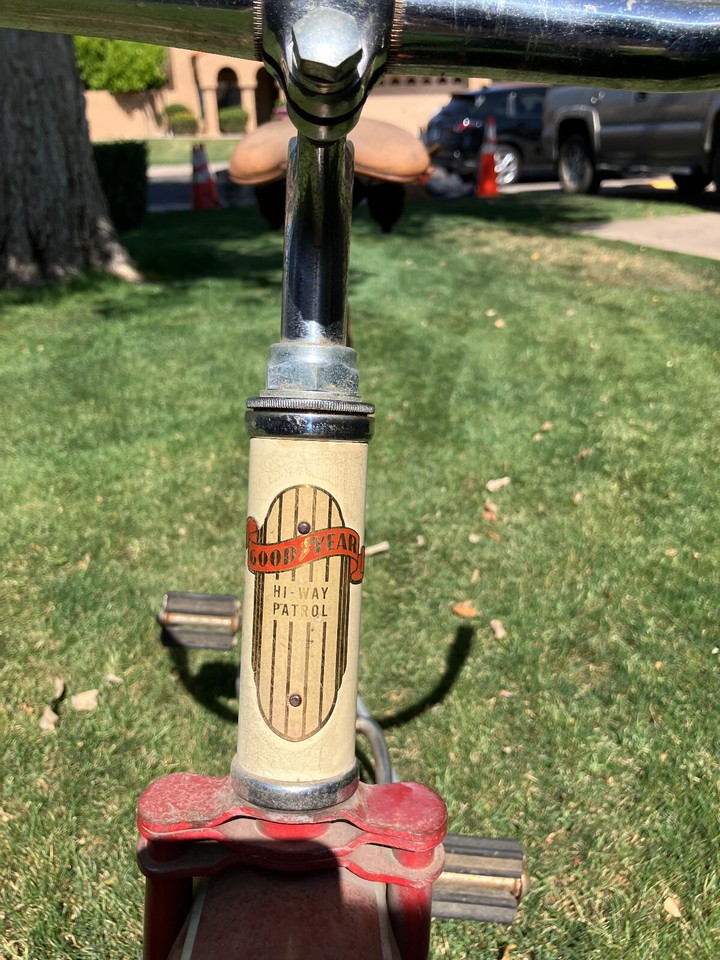 Vintage 1950s Goodyear Hi-Way Patrol bicycle. | eBay