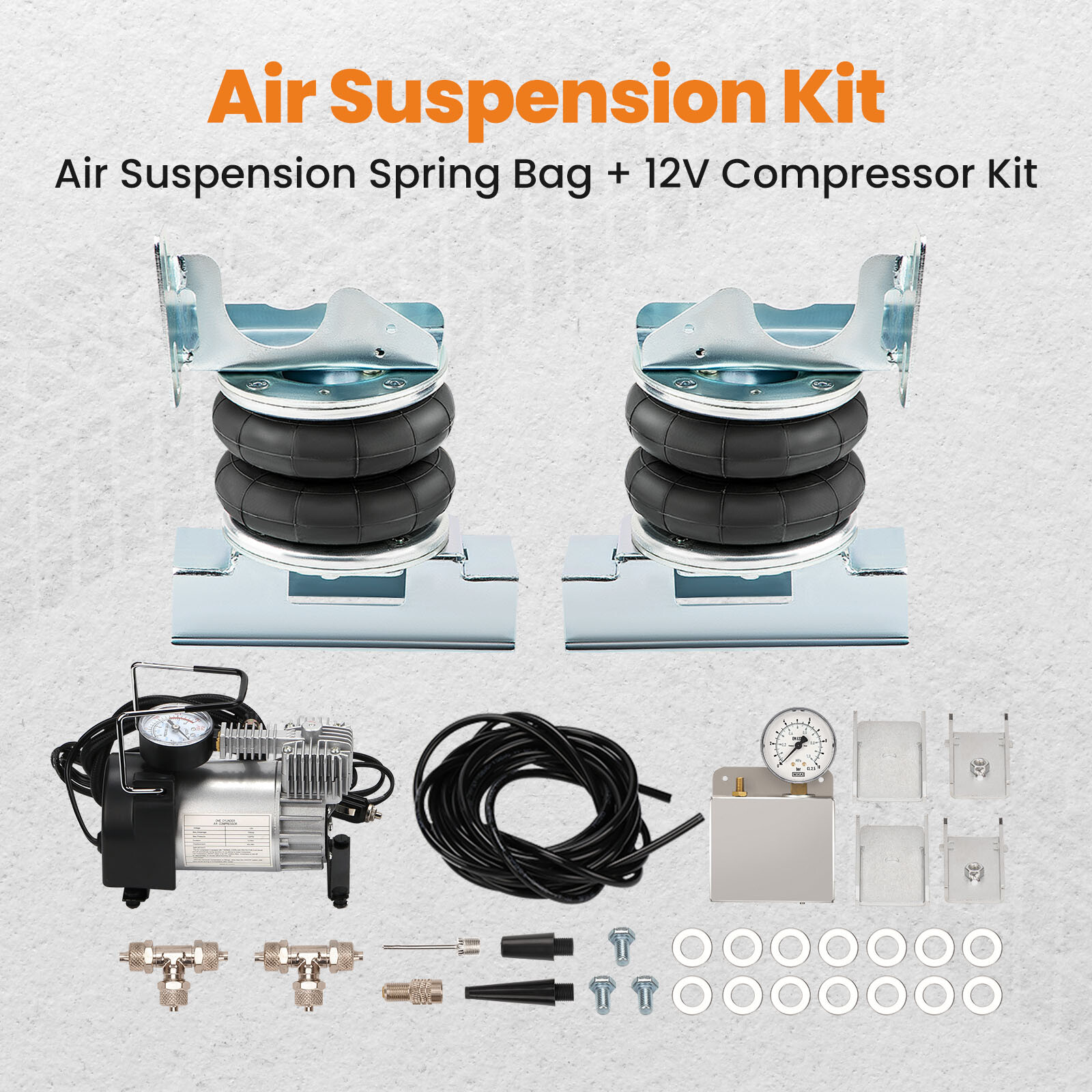 Air Suspension Bellows + Compressor Kit for Mercedes-Benz Sprinter 06 ...