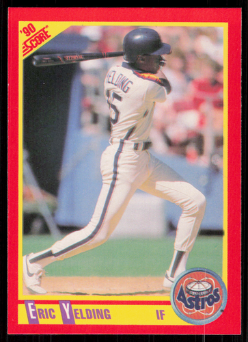 1990 Score 411 Eric Yelding Houston Astros | eBay