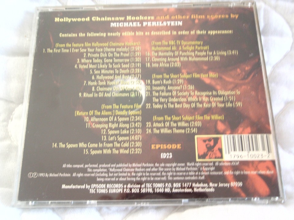 HOLLYWOOD CHAINSAW HOOKERS AND OTHER FILM SCORES BY MICHAEL PERILSTEIN ...