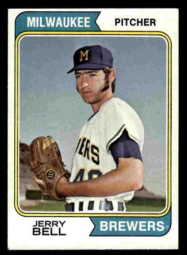 1974 Topps Jerry Bell #261 - Milwaukee Brewers | eBay