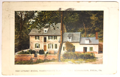 Old Livezey House Washingtons Headquarters Wissahickon Phila PA ...