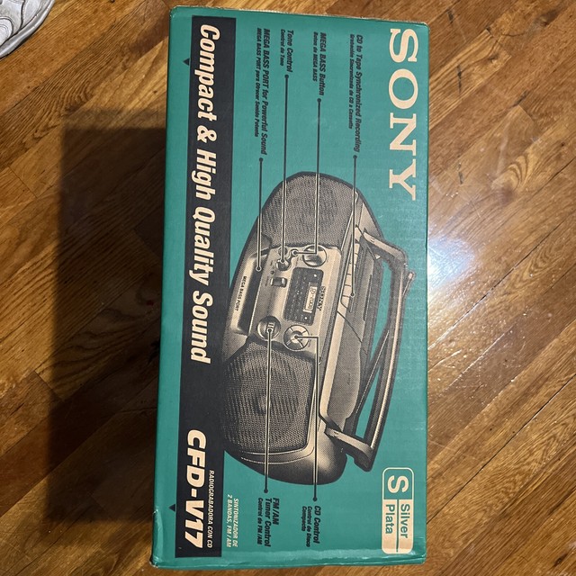Sony CFD-V17 CD/Radio/Cassette Boombox for sale online | eBay