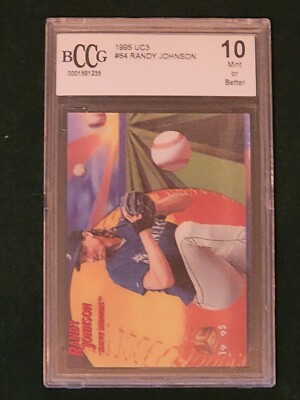 Randy Johnson 1995 Holographic UC3 64 BCCG Graded 10 | eBay