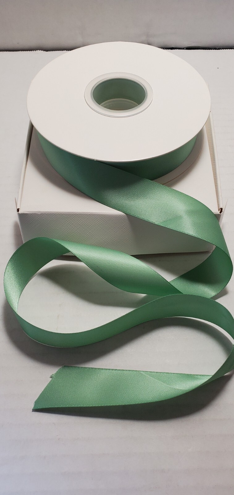 Huihuang Moss Sage Green Satin Ribbon 1" Wide 50 Yards | eBay