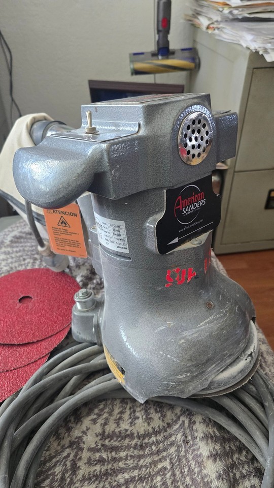 American Sanders/CLARKE Super 7R Floor Sander Edger 7" Edger FREE PAPER ...