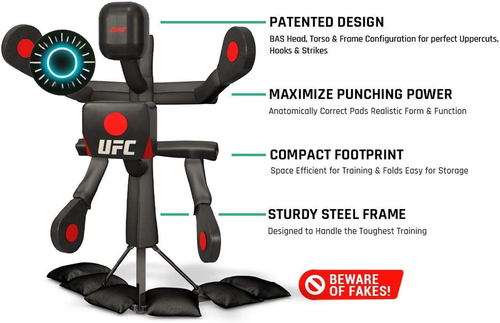 BAS UFC Body Action System Fully Adjustable Punching & Kicking Pads ...